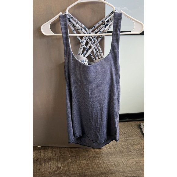 lululemon athletica | Tops | Lululemon Wild Tank Wbuilt In Bra Purple ...